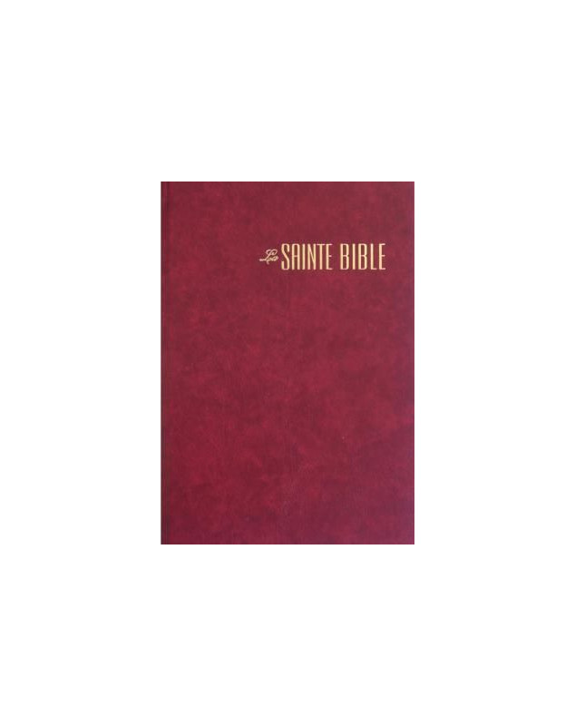Bible Louis Segond 1910 grand format rigide ESA49X - Librairie ...