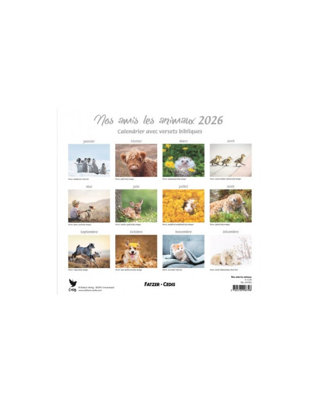 Nos amis les animaux 2026 - Librairie 7 ici